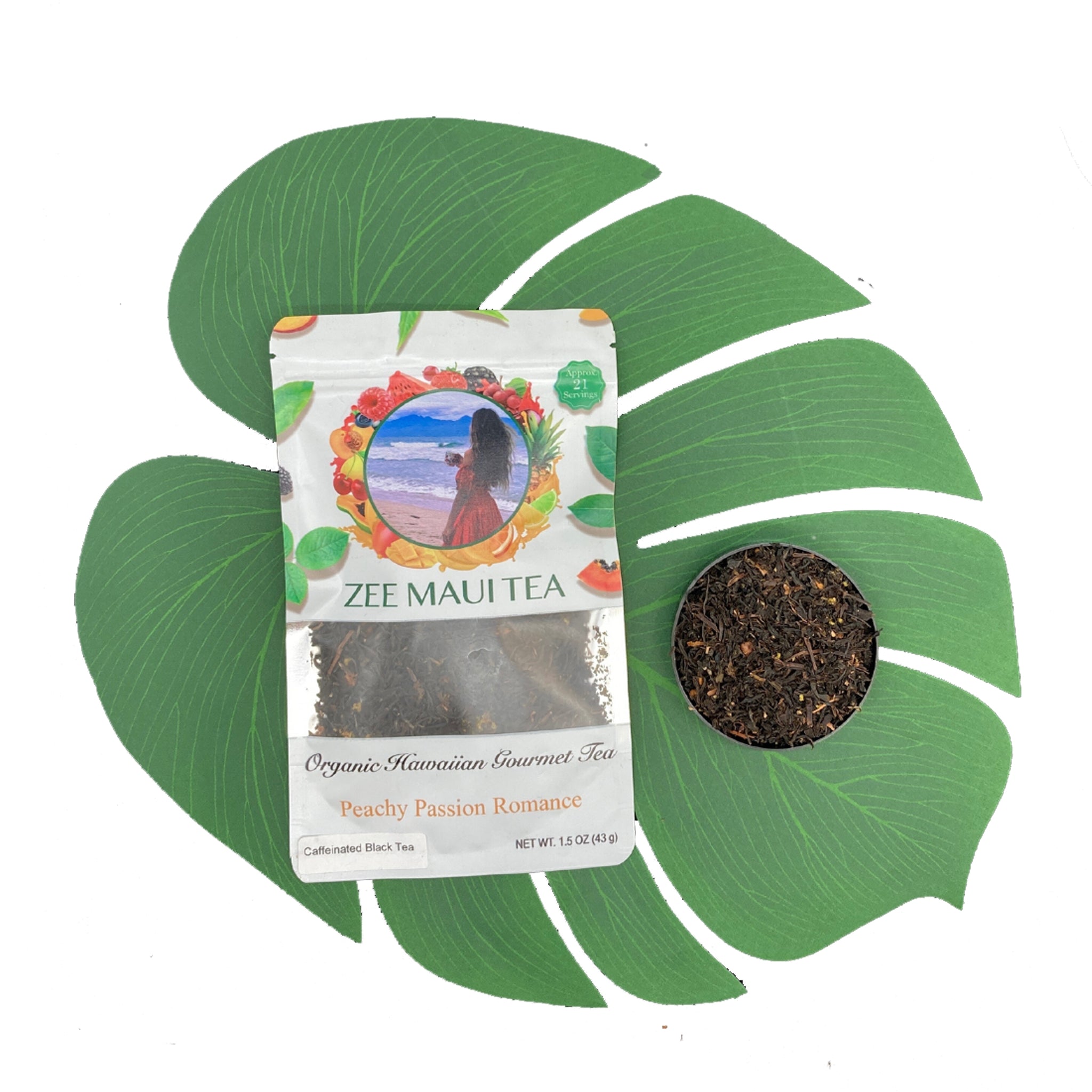 Peachy Passion Romance Tea Shopywca